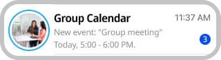 How to add events in GroupCal and sync them with members.